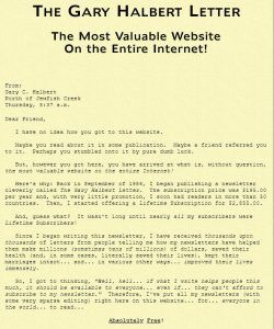 Gary Halbert: Marketing Lessons From The Late Great Gary Halbert